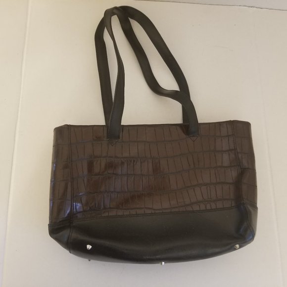 Cristian | Bags | Cristian Italian Leather Croco Satchel Bag | Poshmark